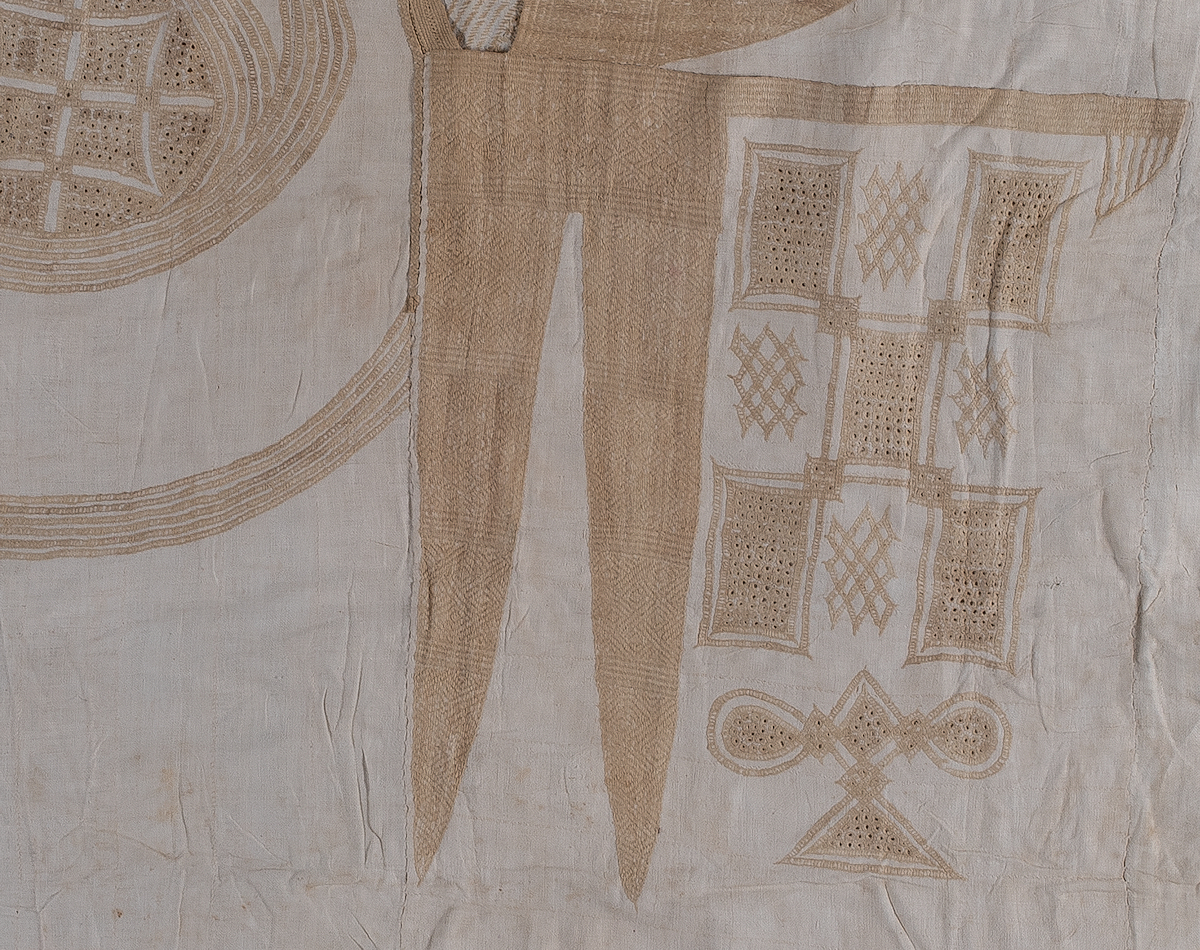 White Hausa Riga Robe - Adire African Textiles