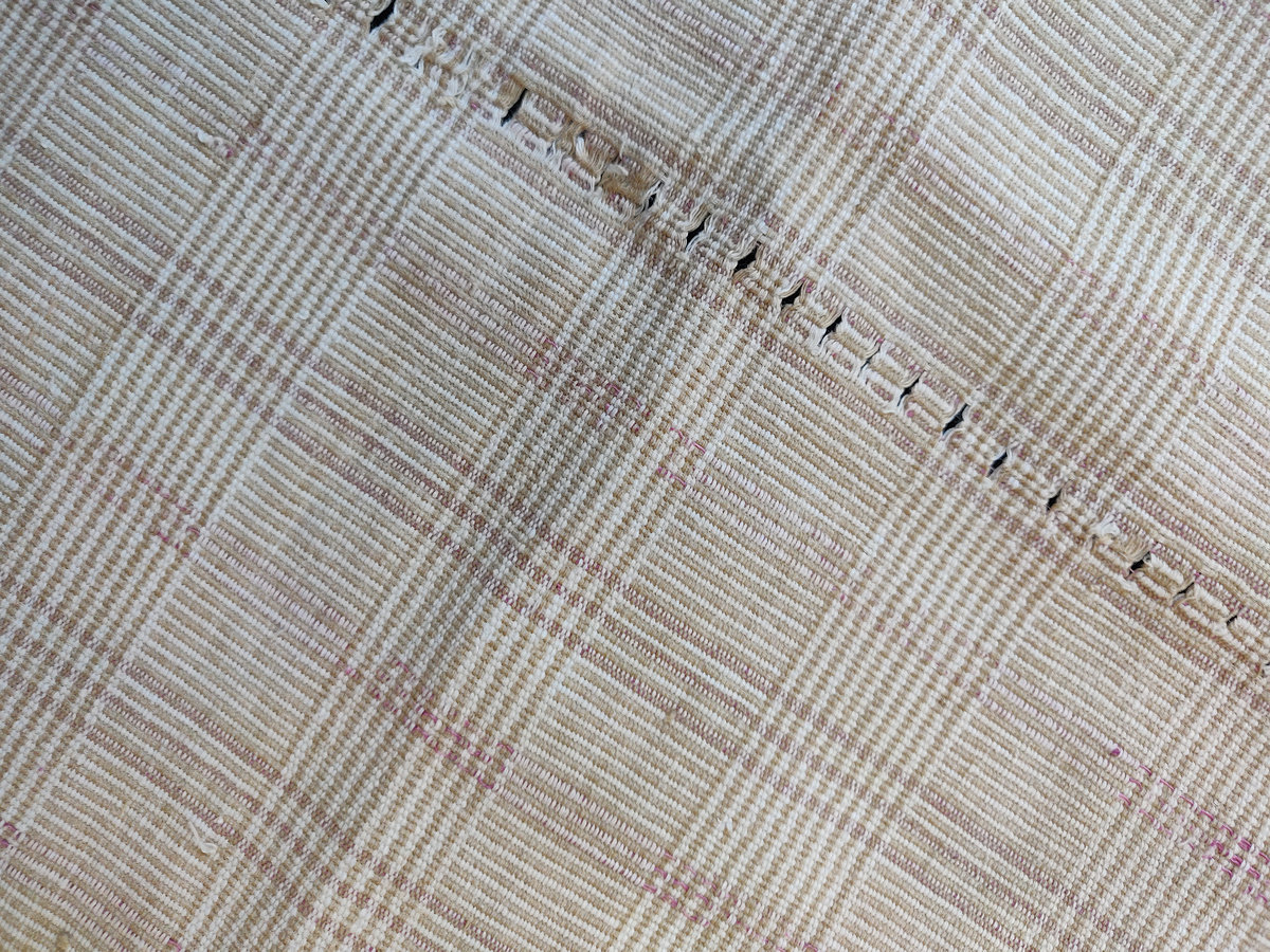 Check Yoruba Shawl - Adire African Textiles