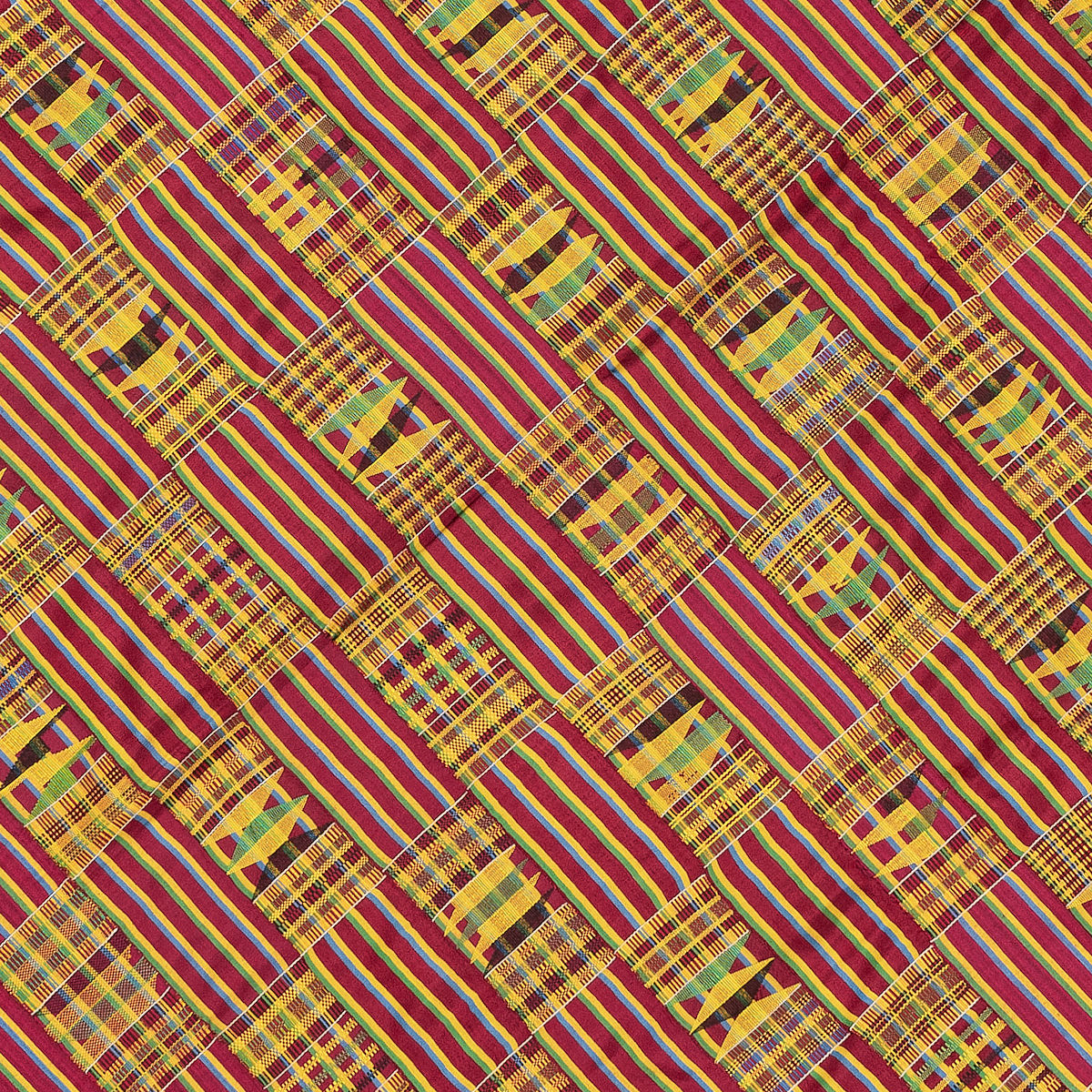 Classic Asante Kente Colours - Adire African Textiles