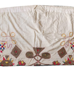 White Hausa Riga Robe - Adire African Textiles
