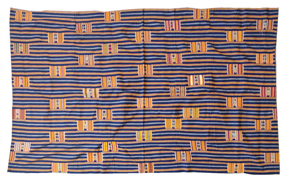 Diagonal Blocks Ewe - Adire African Textiles